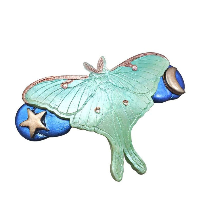 Luna Moth Hair Clip – PAULA MCNULTY DESIGNS