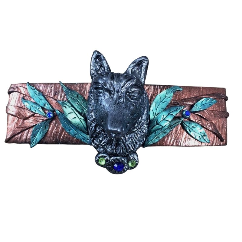 Grey Wolf Fairytale Hair Clip – PAULA MCNULTY DESIGNS